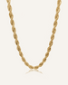 Fiona Necklace | 18k Gold Rope Chain Statement Piece – Viea Jewelry